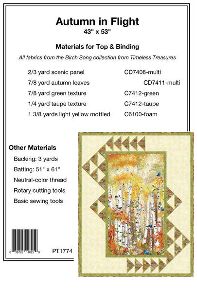 AUTUMN IN FLIGHT - Pine Tree Country Quilts Pattern - DIGITAL DOWNLOAD ...