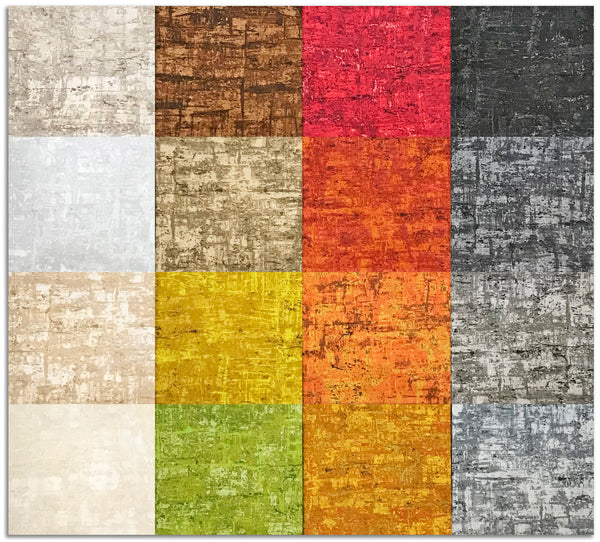 Matt's Pre-Cut 16 Piece Fat Quarter Bundle - Nitty Gritty - Earth Tone – Jordan Fabrics