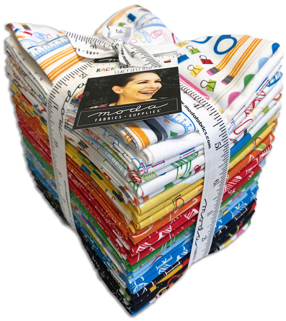 Moda Pre-Cut 29 Piece Fat Quarter Bundle - Back To School – Jordan Fabrics