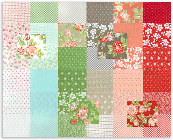 Moda Pre-Cut 40 Piece Fat Quarter Bundle - Jelly & Jam – Jordan Fabrics
