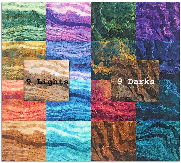 Matt's Northcott Digital Pre-Cut 18 Piece Fat Quarter Bundle - Stonehe ...