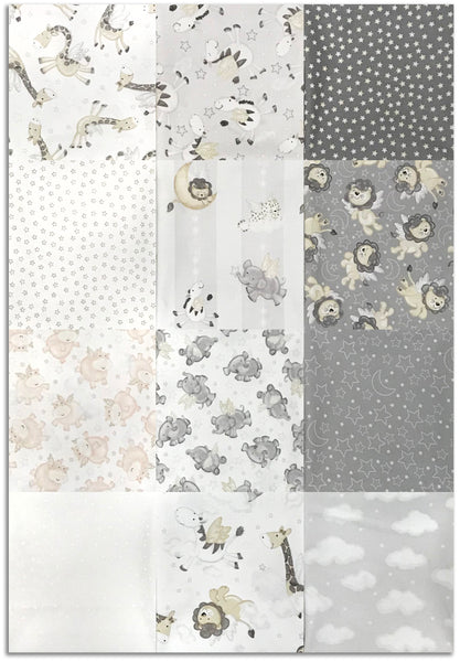 Matt's Studio E Pre-Cut 12 Piece Fat Quarter Bundle - Moonlit Dreams ...