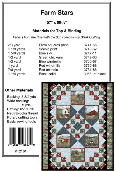 FARM STARS - Pine Tree Country Quilts Pattern - DIGITAL DOWNLOAD ...