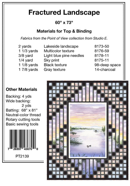 FRACTURED LANDSCAPE - Pine Tree Country Quilts Pattern - DIGITAL DOWNL ...