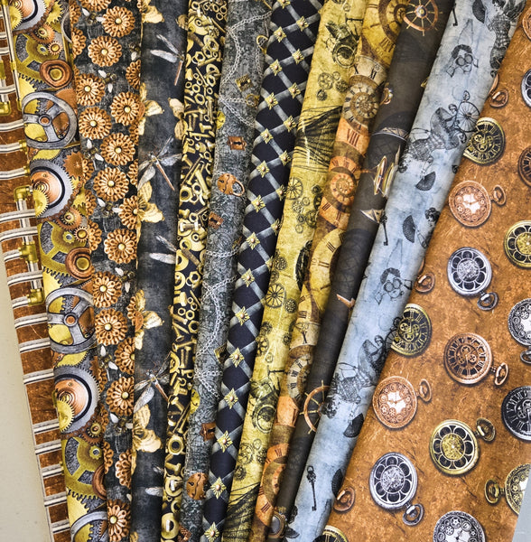 Matt's Mystery Bundles - 6.438 yards - Full Steam #2 - Assorted Remnan ...