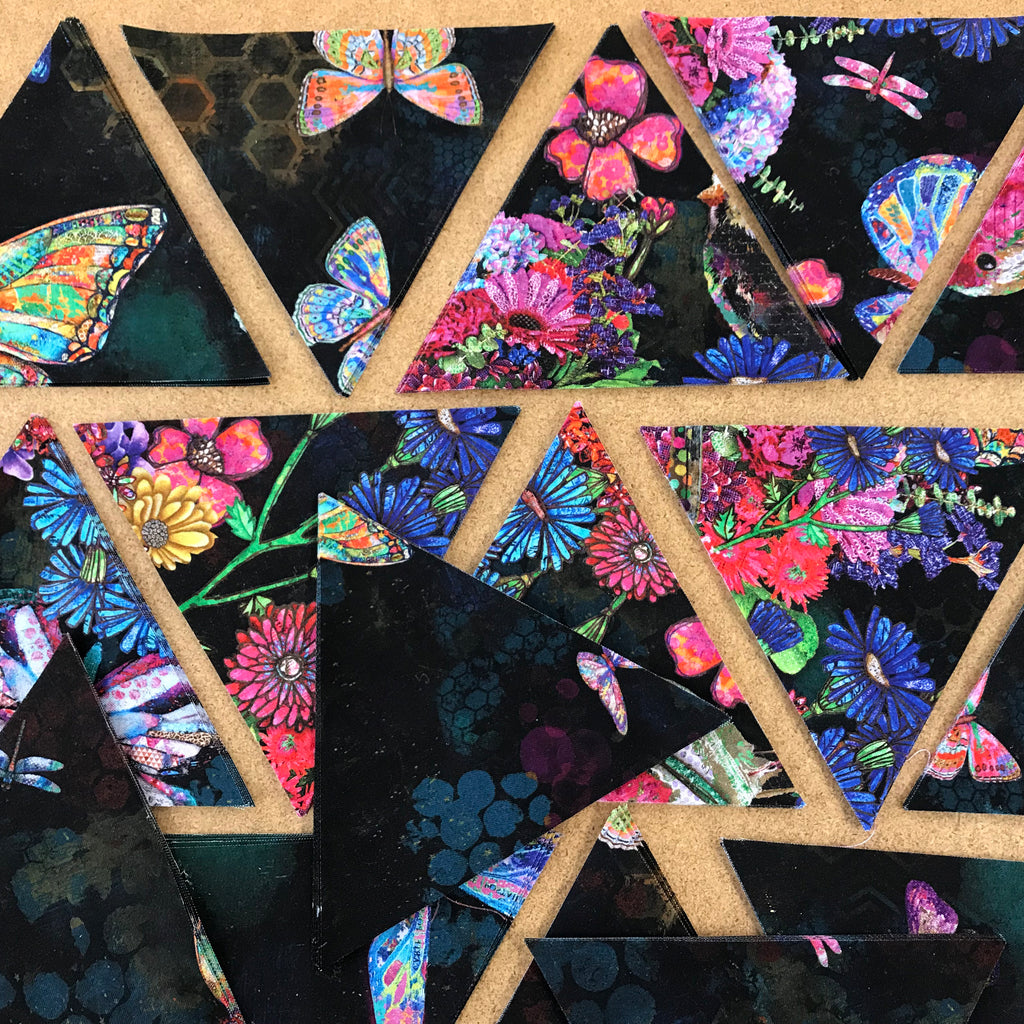 Windham Pre-Cut 48 Block Hexagon Kaleidoscope Quilt Kit - Shine On ...