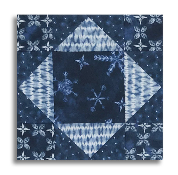 Moda Pre-Cut 12 Block King's Crown Quilt Kit - Winter Chill – Jordan ...