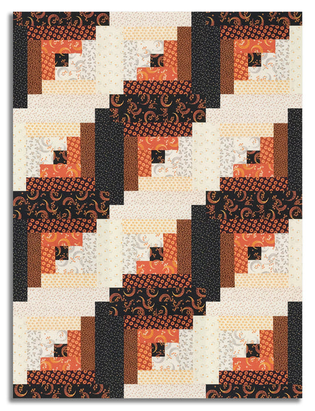 Andover Pre-Cut 12 Block Log Cabin Quilt Kit - Midnight Moon – Jordan ...