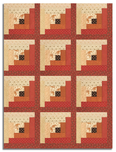 Andover Pre-Cut 12 Block Log Cabin Quilt Kit - Spice Market – Jordan ...