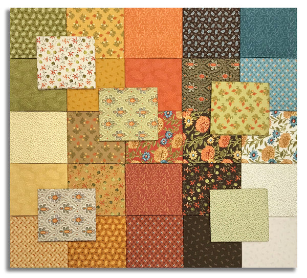 Matt's Cut Andover Pre-Cut 30 Piece Fat Quarter Bundle - Autumn Woods ...