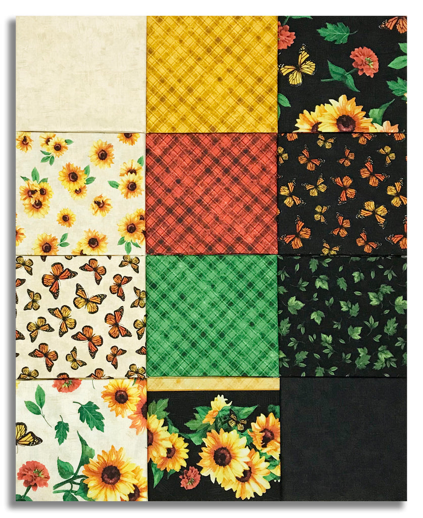 Matt's Wilmington Pre-Cut 12 Piece Fat Quarter Bundle - Sunshine Whisp ...