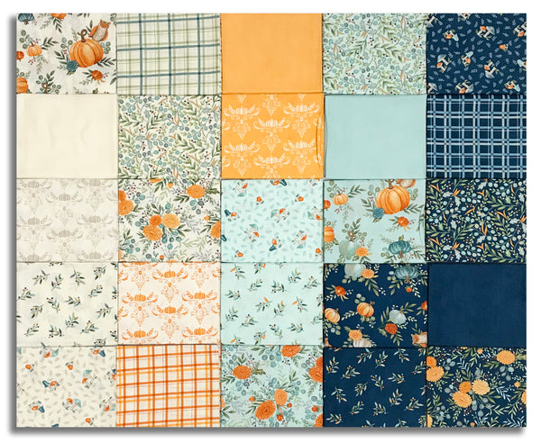 Moda Pre-Cut 26 Piece Fat Quarter Bundle With 24" PANEL - I Love Fall ...