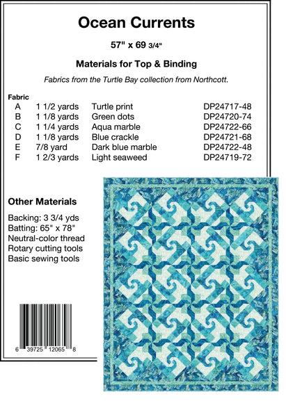 OCEAN CURRENTS - Pine Tree Country Quilts Pattern - DIGITAL DOWNLOAD ...