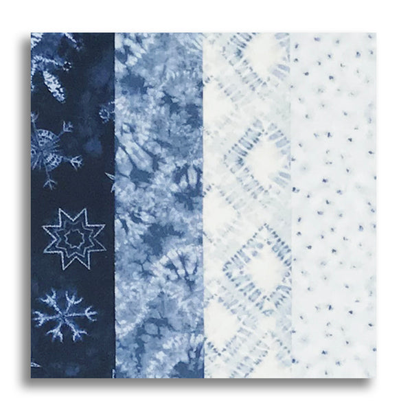 Moda Pre-Cut 24 Block Rail Fence Quilt Kit - Winter Chill – Jordan Fabrics