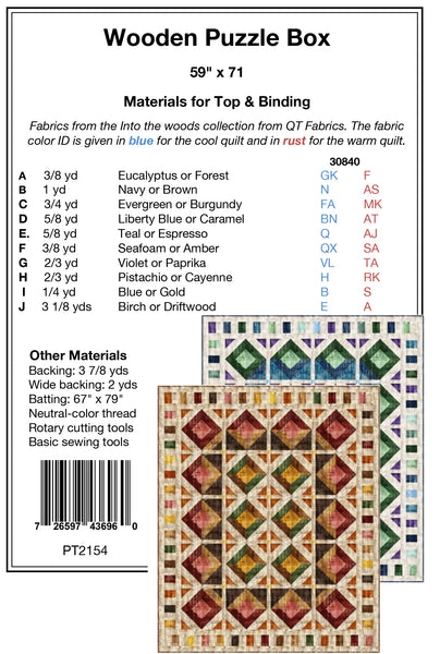 WOODEN PUZZLE BOX - Pine Tree Country Quilts Pattern - DIGITAL DOWNLOA ...