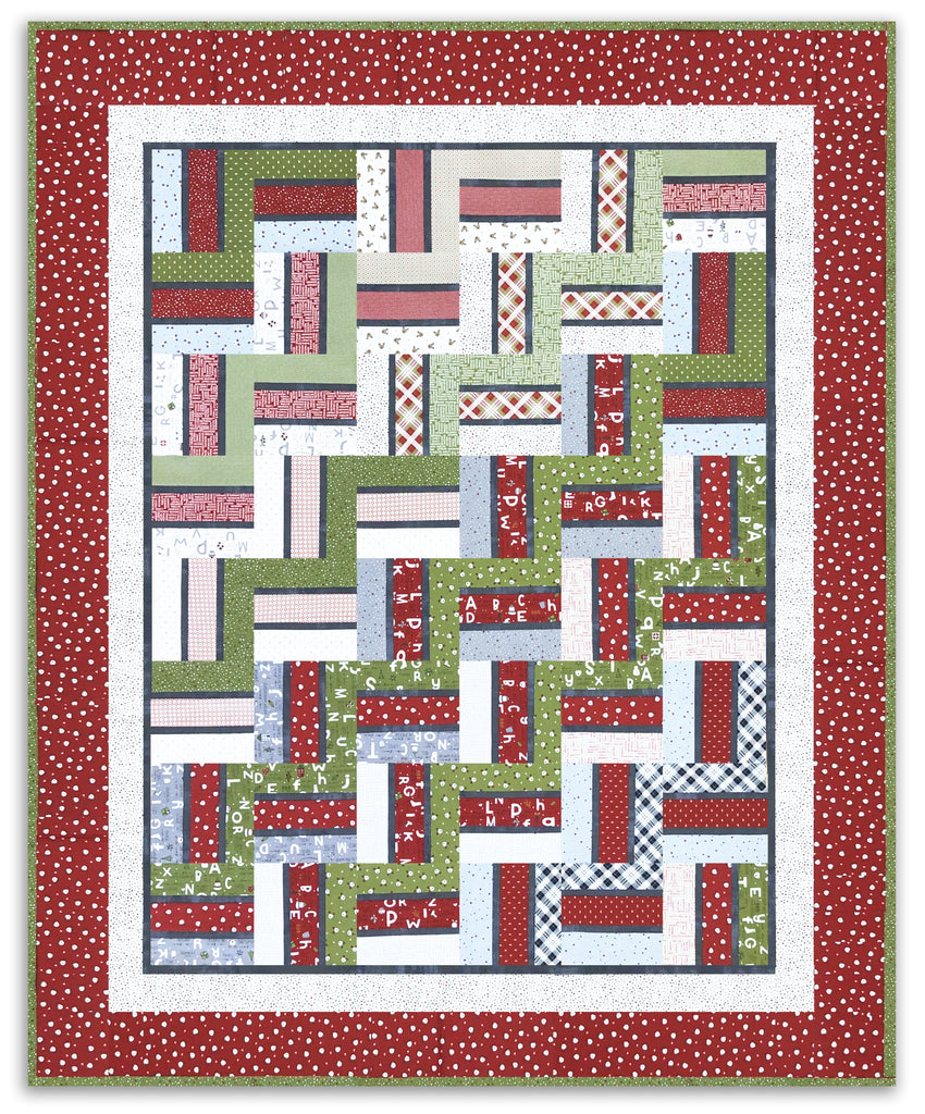 Moda Pre-Cut 40 Piece 2 1/2" Strips Jelly Roll - On Dasher – Jordan Fabrics