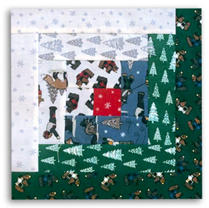 Windham Pre-Cut Log Cabin Table Runner Kit - Lumber Jack & Jane ...
