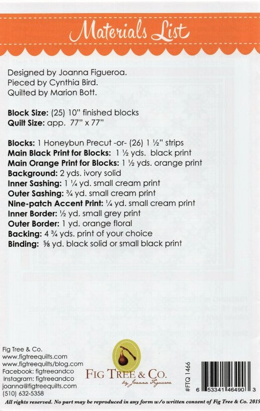 CHECKERBOARDS & STARS - Fig Tree & Co. Pattern – Jordan Fabrics