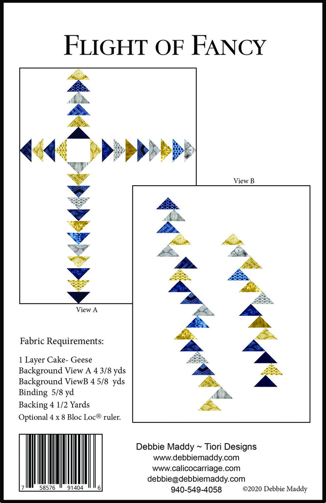 FLIGHT OF FANCY - Calico Carriage Quilt Designs Pattern CCQD176 DIGITA ...