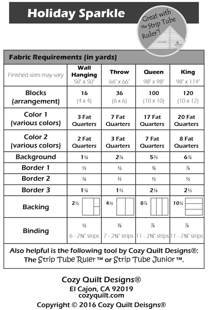 HOLIDAY SPARKLE - Cozy Quilt Design Pattern – Jordan Fabrics