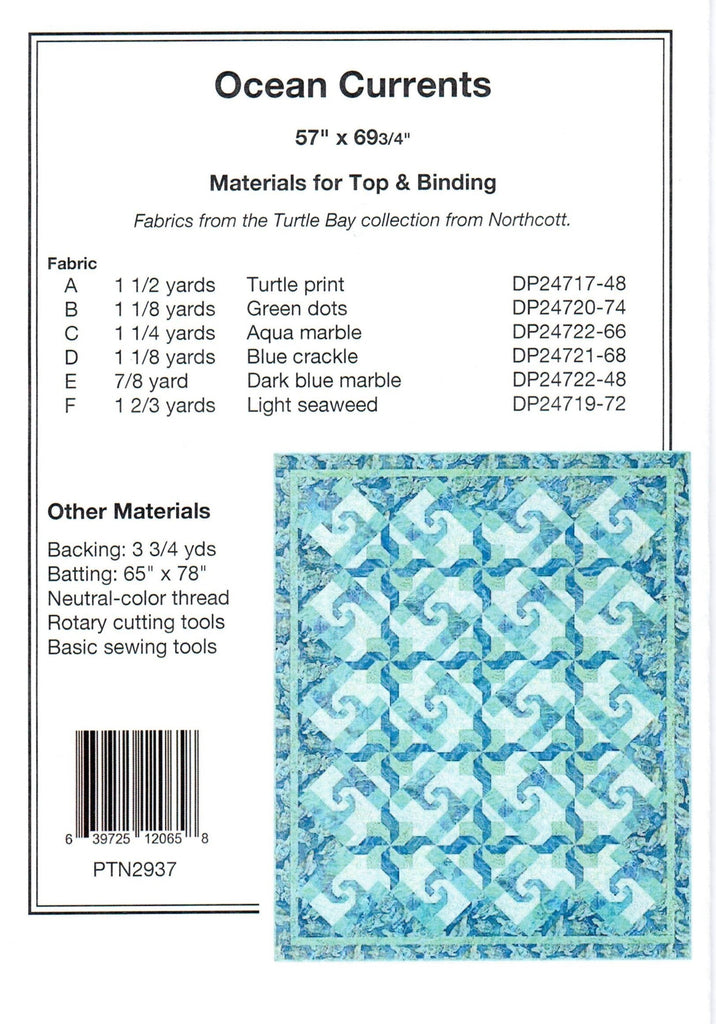 OCEAN CURRENTS - Pine Tree Country Quilts Pattern – Jordan Fabrics