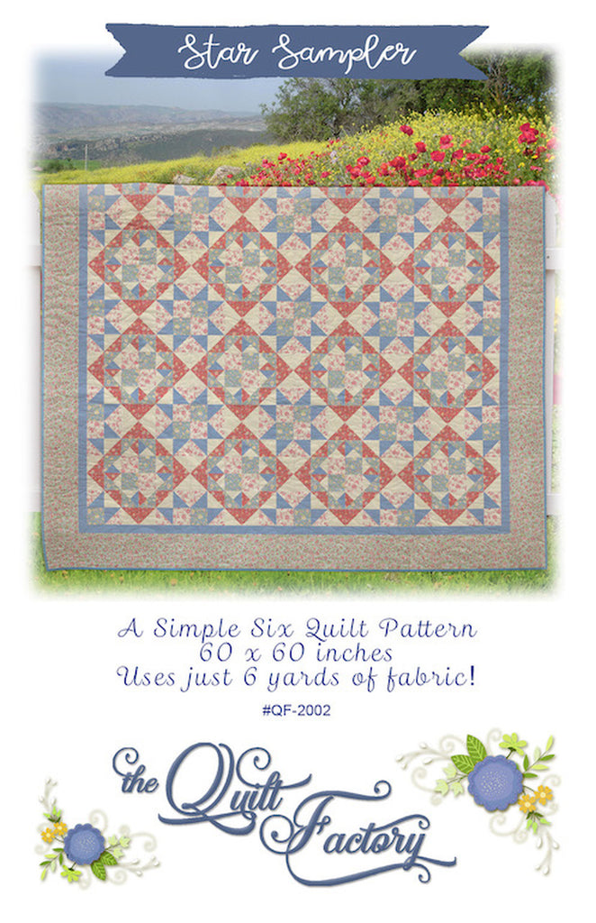STAR SAMPLER - Quilt Pattern QF-2002 By The Quilt Factory – Jordan Fabrics