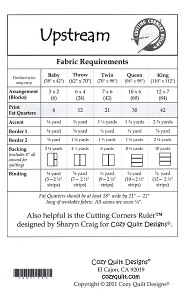 UPSTREAM - Cozy Quilt Designs Pattern DIGITAL DOWNLOAD – Jordan Fabrics