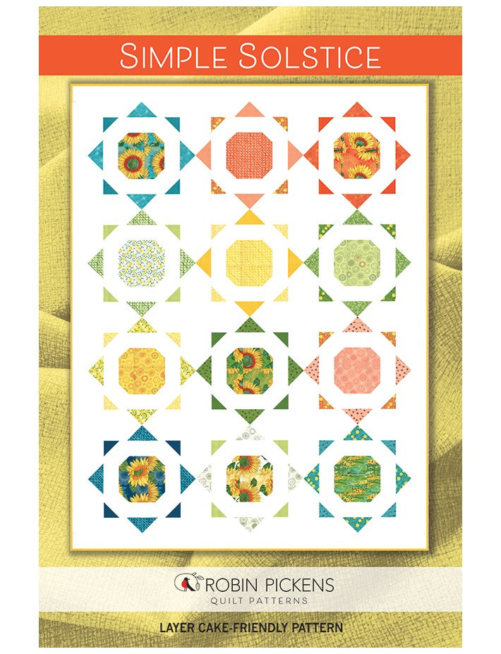 SIMPLE SOLSTICE - Robin Pickens Quilt Pattern – Jordan Fabrics